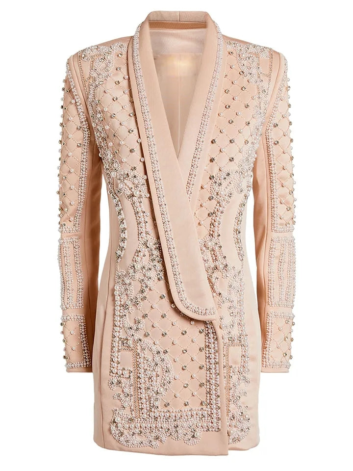 Pearl Beaded Blazer